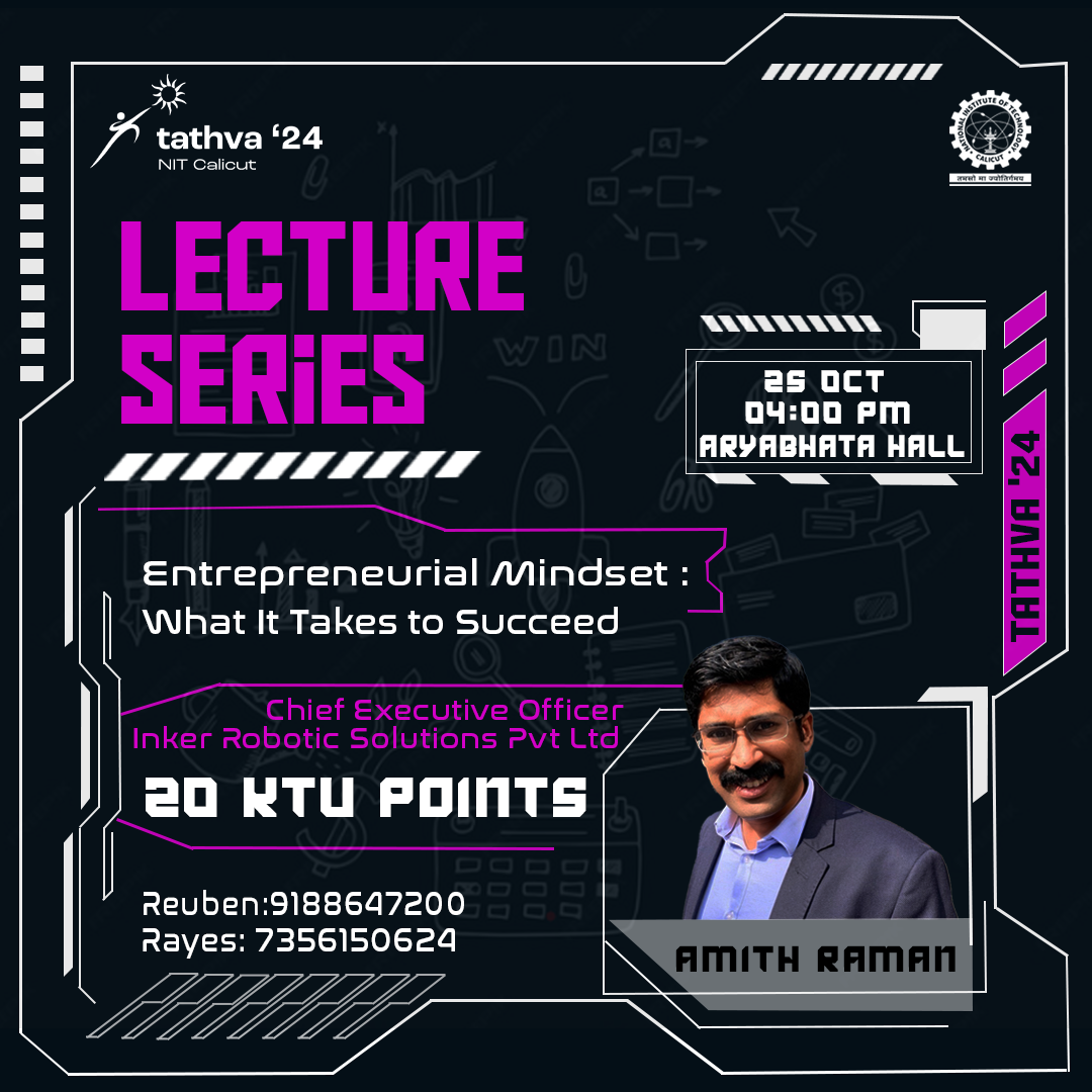 Amith Raman Lecture | TiQr Events