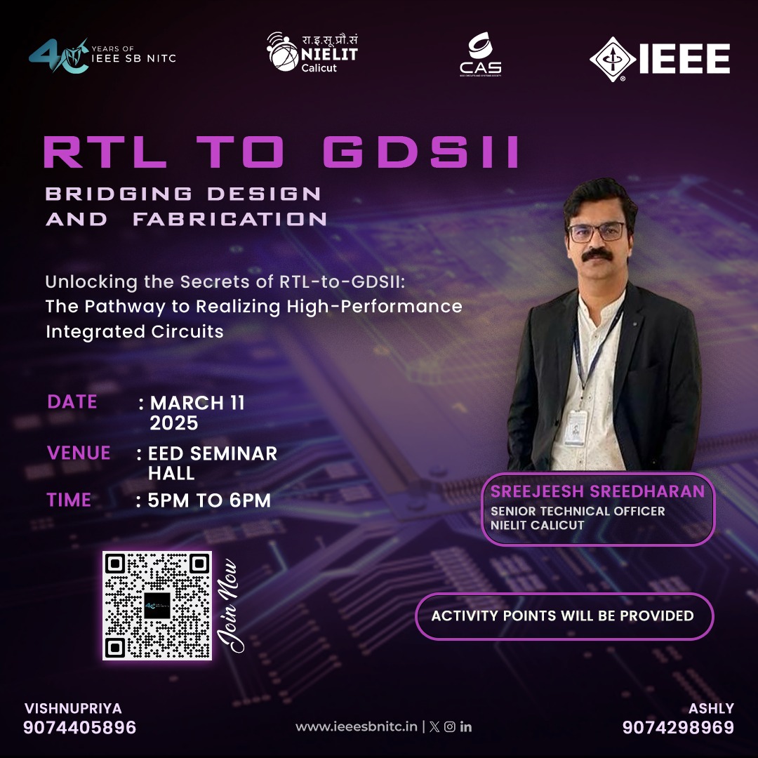Rtl To Gdsii Bridging Design And Fabrication Tiqr Events