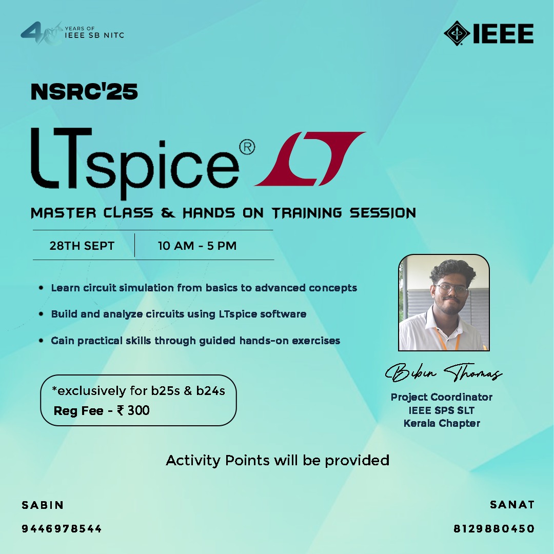 LTSpice MasterClass And HandsOn Training Session | TiQr Events