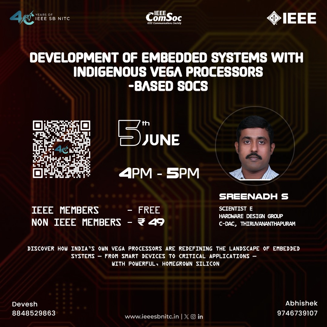 Development of Embedded Systems with Indigenous VEGA Processors-Based SoCs | TiQr Events