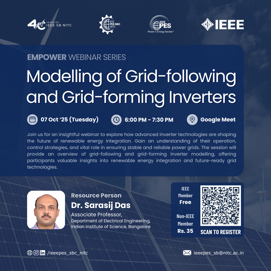 Webinar on "Modelling of Grid-following and Grid-forming Inverters ...