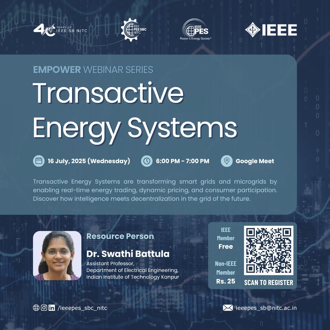 Webinar on "Transactive Energy Systems" | TiQr Events